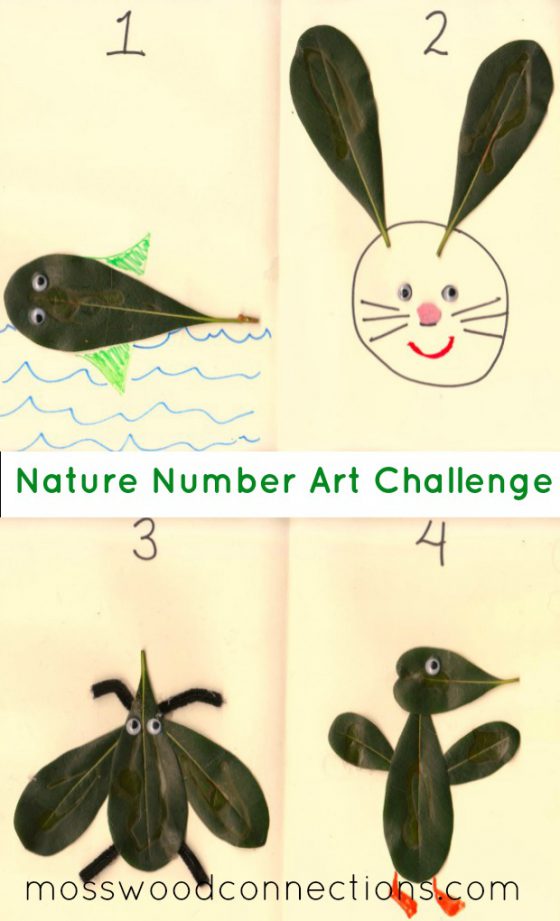 Nature Number Art Challenge - Mosswood Connections